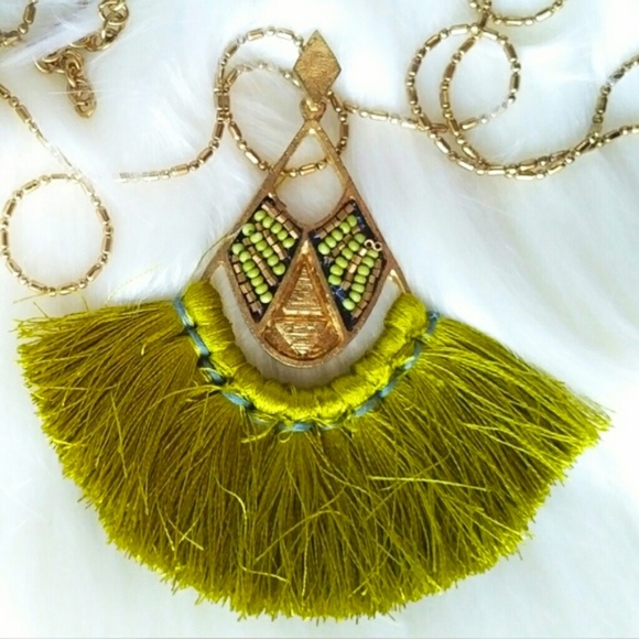 Icon Collection | Jewelry | Icon Collection Boho Tasselbead Pendant ...